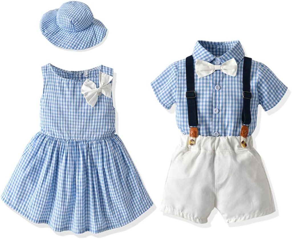 Sibling Matching Outfit Ideas Boy and Girl: Twinning Magic - GA Fashion